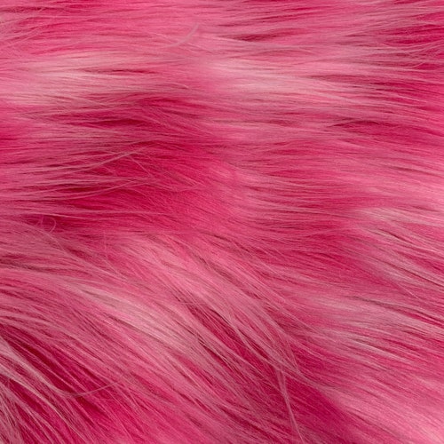 Honey PURPLE HOT PINK Shaggy Soft Faux Fur Fabric for Home - Etsy