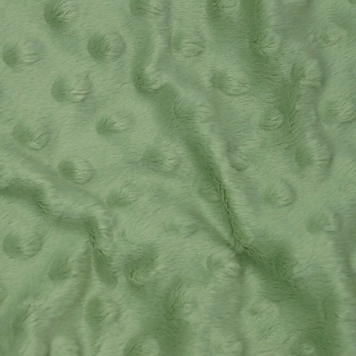 Alison LIGHT OLIVE Embossed Dimple Dots Soft Velvety Minky | Etsy