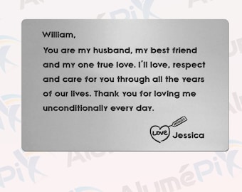 Wallet Poem Card - Etsy