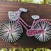 Bicycle String Art Handmade Decor Bohemian Style Wall | Etsy