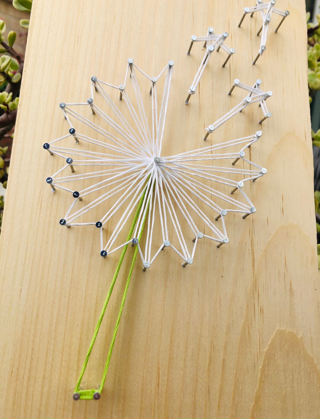 Dandelion String Art | Bohemian Decor | Handmade Wall Art | Whimsical ...