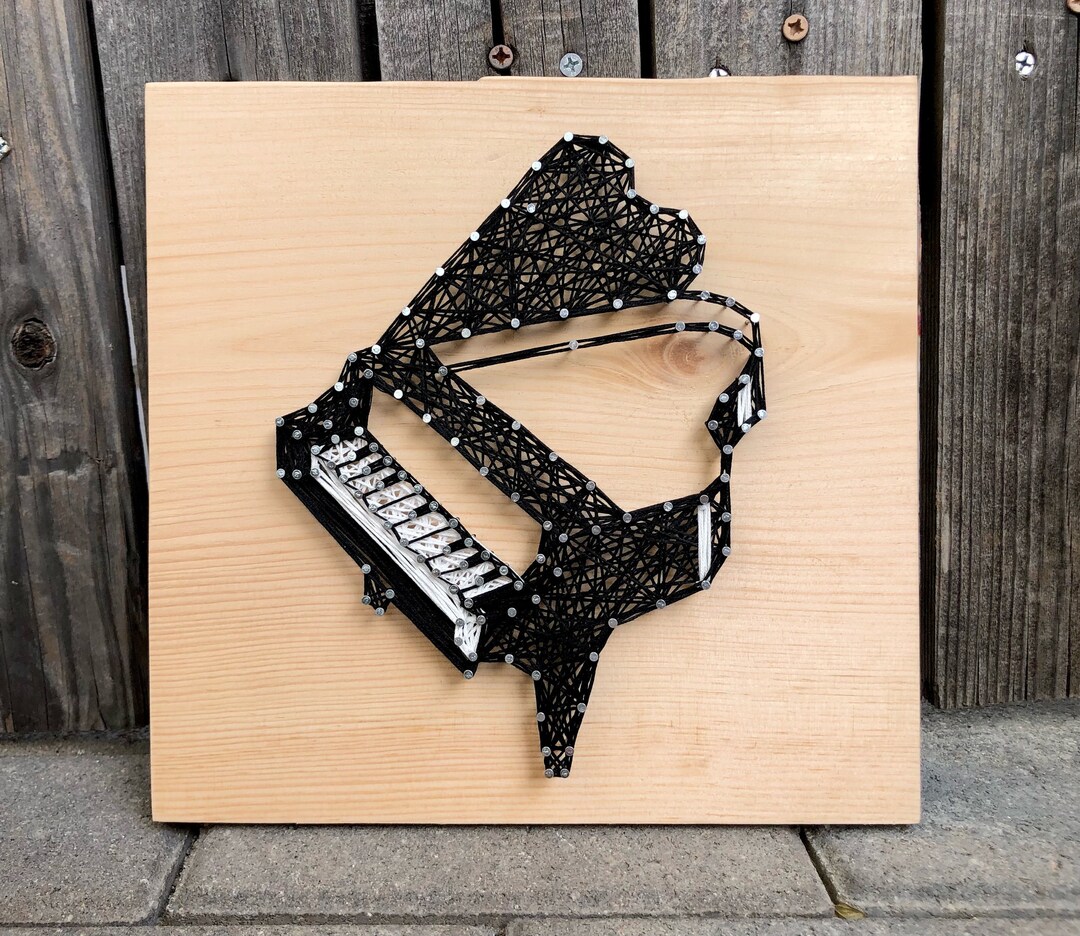 Grand Piano String Art Handmade Art Musical Home Decor - Etsy
