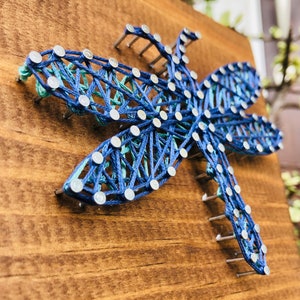 Dragonfly String Art | Handmade Decor | Whimsical Art | Gift - Etsy