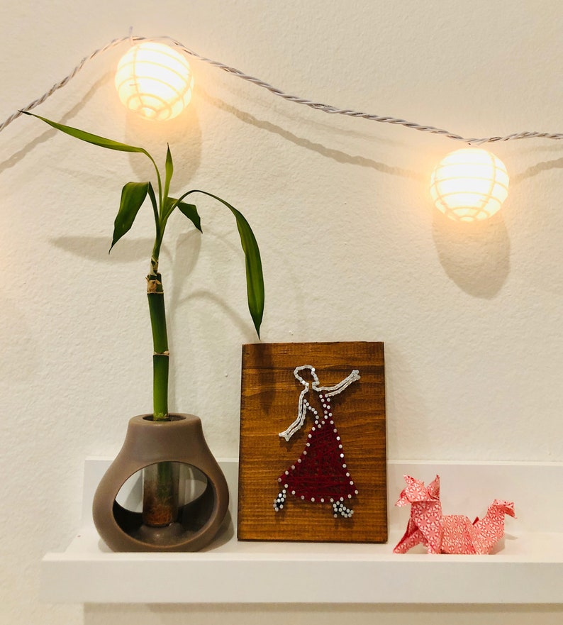 Ballroom Dancer String Art Handmade Decor Elegant Wall - Etsy