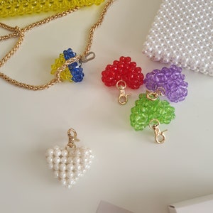 Luxury Girly Green Couple Keychain, Cool Crochet Anime Crystal Keychain ...