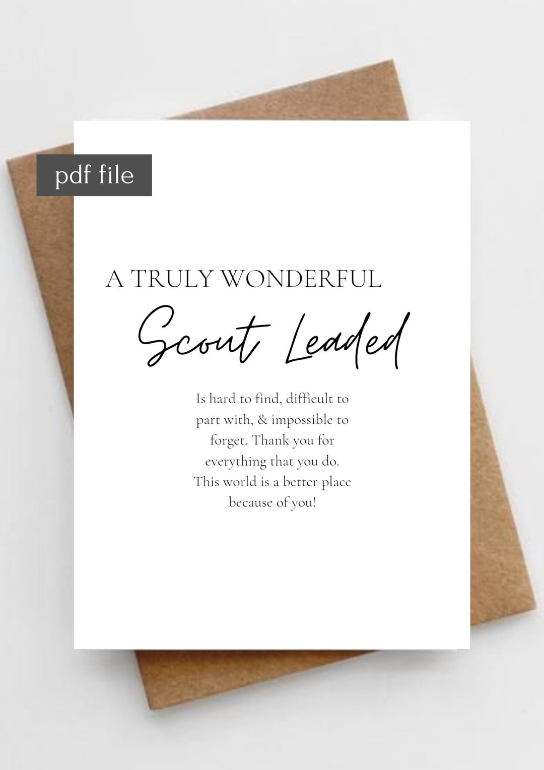 Cub Scout Leader Gift, Eagle Scout Gift, Girl Scout Leader, Camping ...