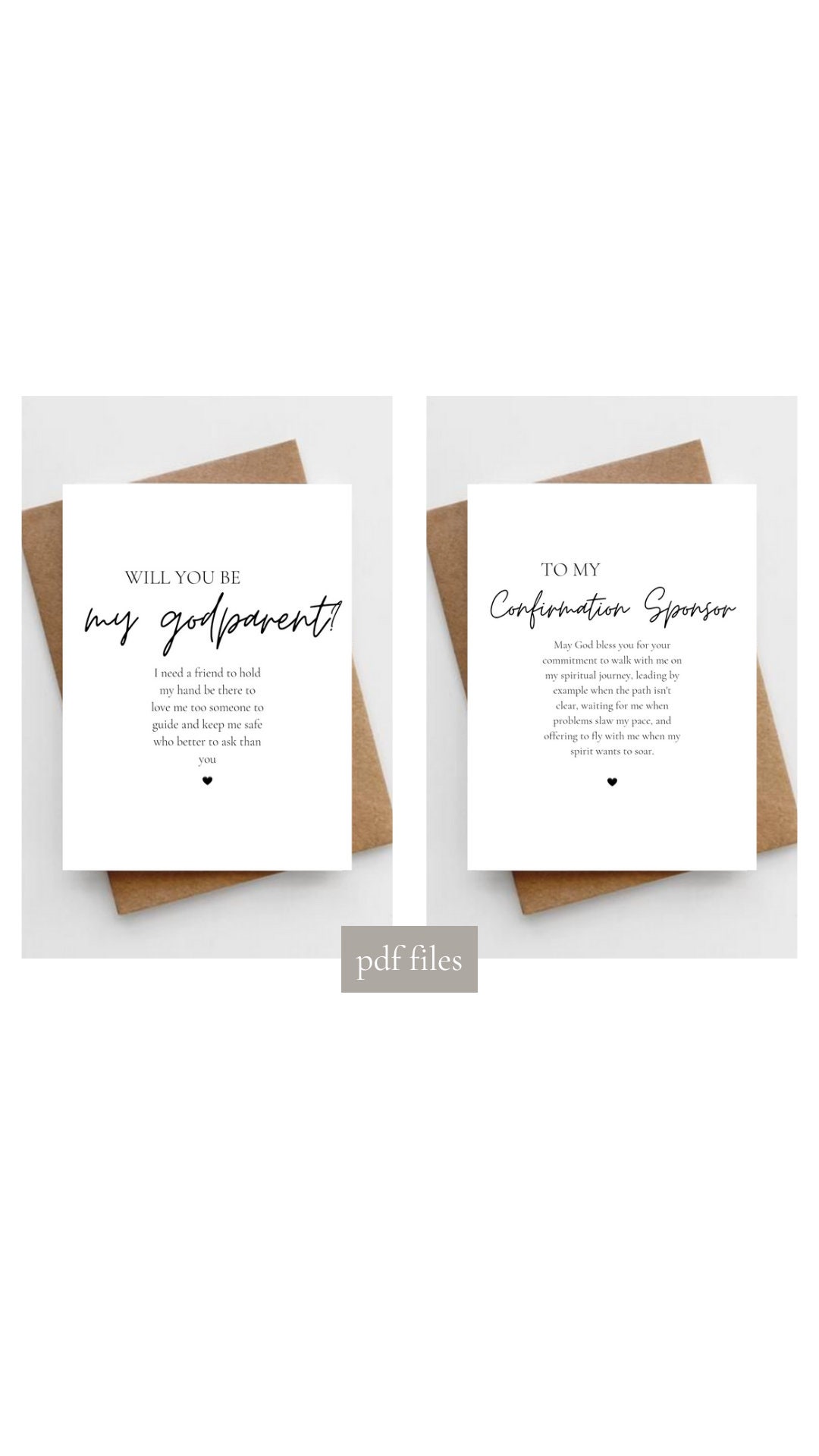 Godparent Proposal, Confirmation Sponsor Gifts Women, First Holy ...