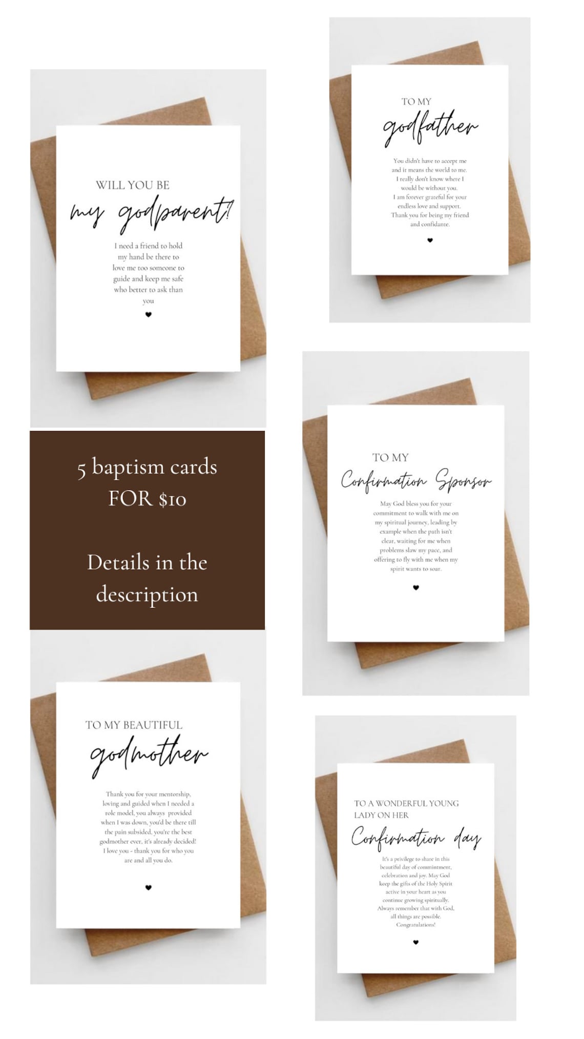 Godparent Proposal, Confirmation Sponsor Gifts Women, First Holy ...