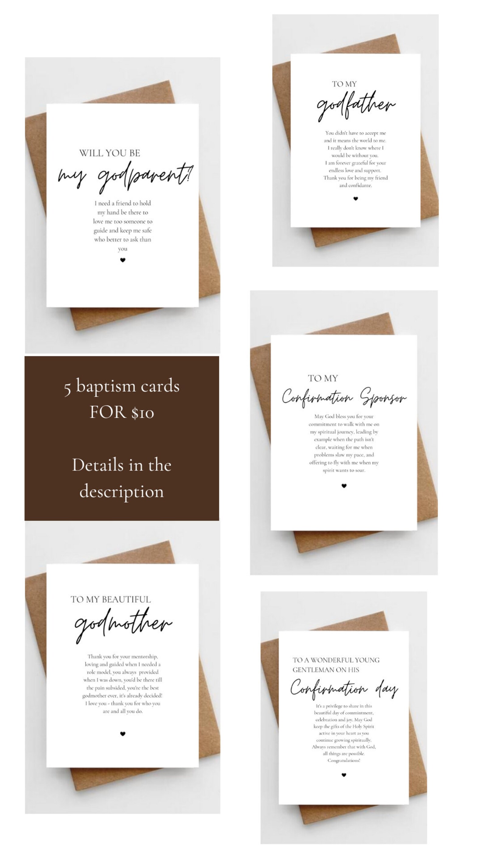 Baptism Certificate, Godparent Proposal, Godmother Proposal, Godfather ...