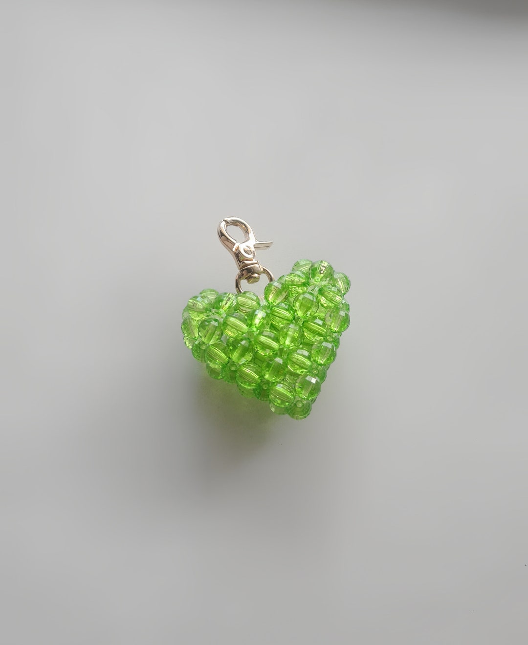 Luxury Girly Green Couple Keychain, Cool Crochet Anime Crystal Keychain ...