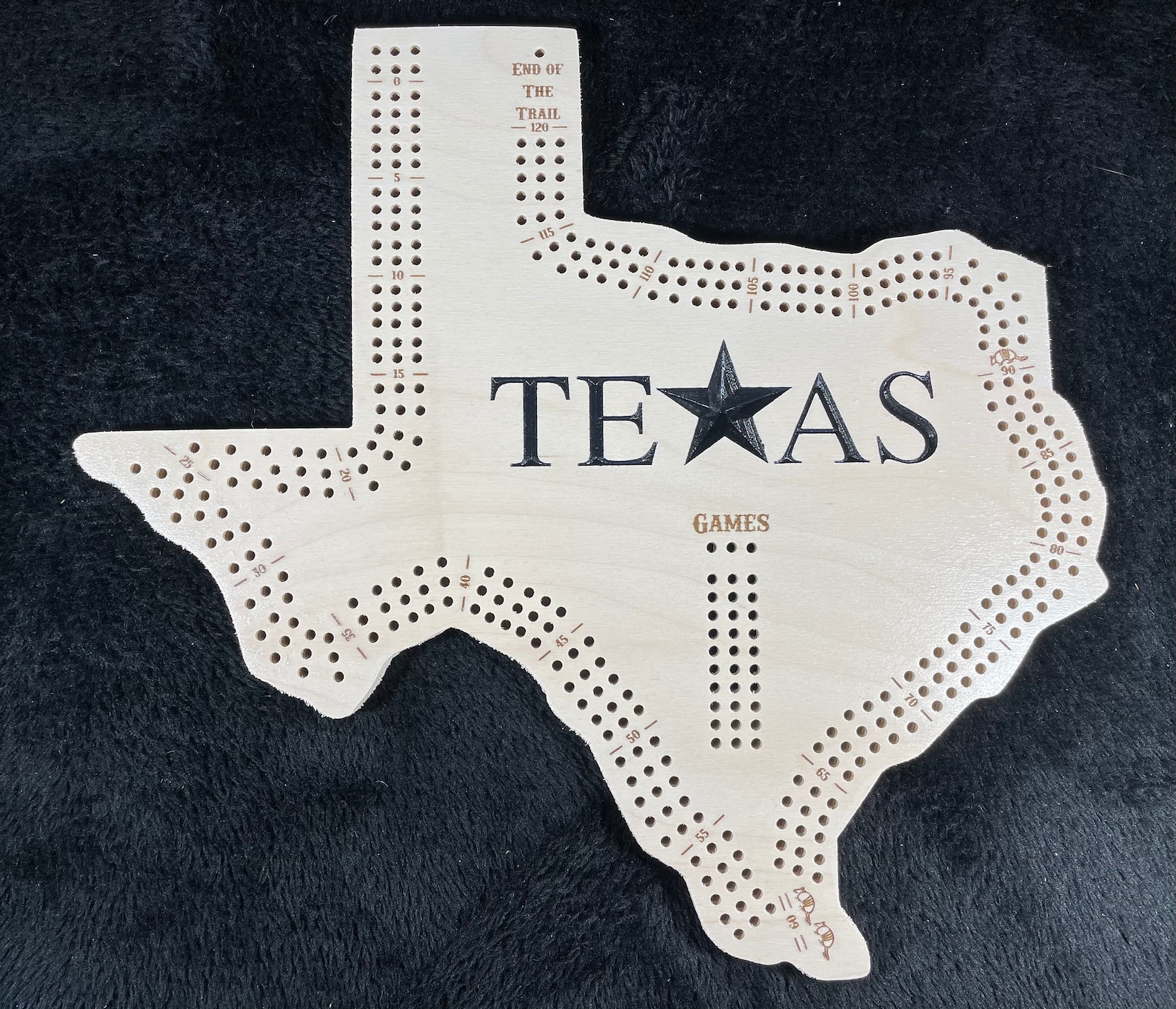 Texas Cribbage Board - Etsy