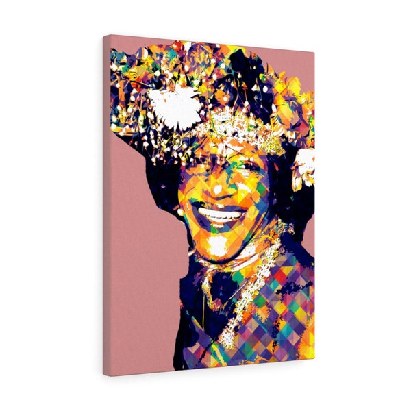 Marsha P Johnson Art Canvas - Etsy