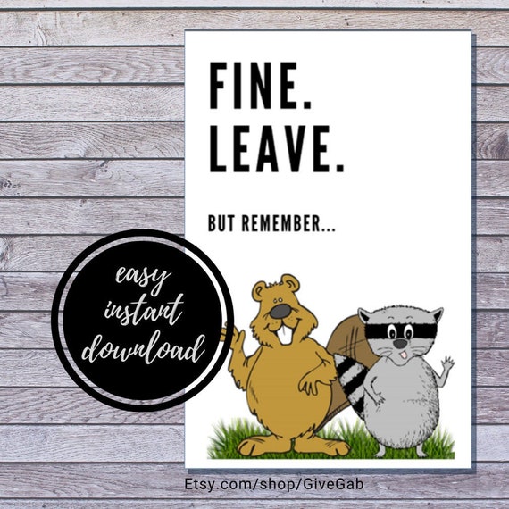 Funny Animal Goodbye Pictures