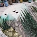 Original Alcohol Ink Art Landscape Painting Forest Art Misty Forest ...