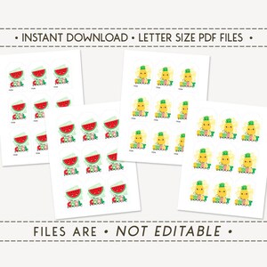 Printable Gift Tags / Have A Sweet Summer & Have A Cool Summer ...