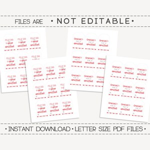 Printable Gift Tags / Spanish Valentine's Day Favor Tags / Feliz Dia ...