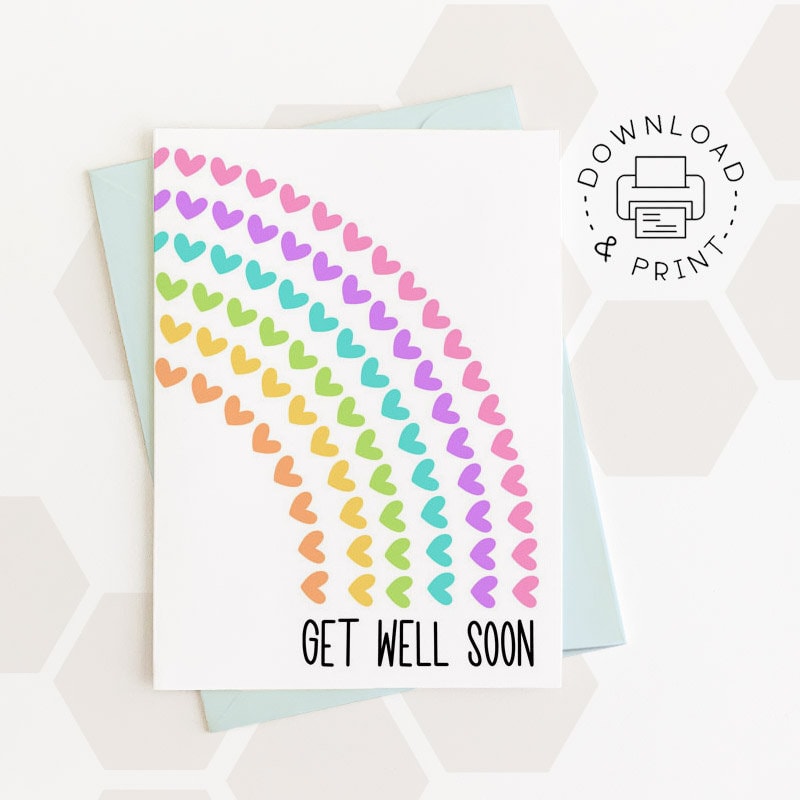 Kids Get Well Card - Etsy