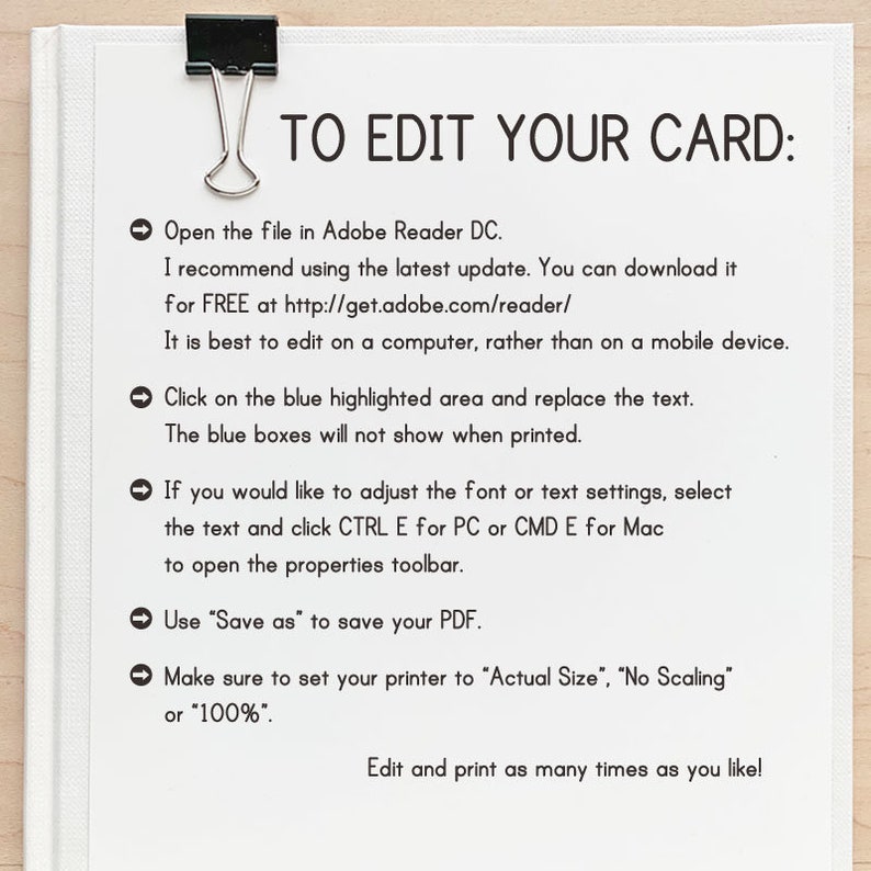 Editable & Printable Graduation Card / Instant Download PDF / | Etsy