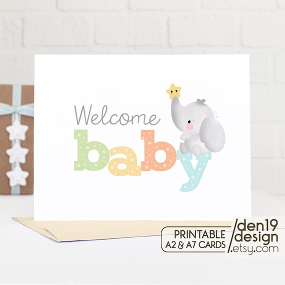Baby Shower Cards Printable Template