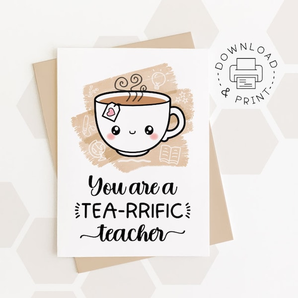 Teacher Tea - Etsy