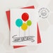 Set of 4 Printable Birthday Cards / Happy Birthday Card / Instant ...