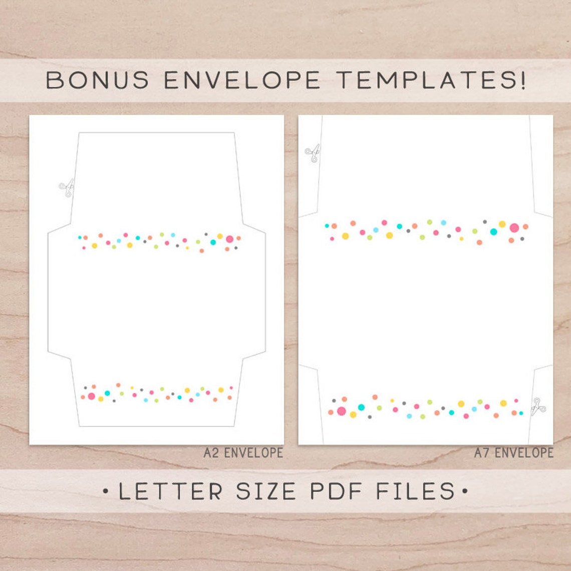 Happy Birthday Printable Card and Envelope / Instant Download - Etsy