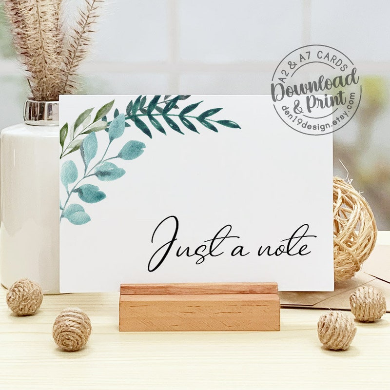 Printable Note Card - Etsy
