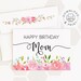 Editable & Printable Gift Tags / Happy Birthday Gift Tag / Birthday ...