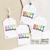 Printable Gift Tags / Spanish Valentine's Day Favor Tags / Feliz Día De ...