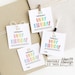 Editable & Printable Gift Tags / Rainbow Favor Tag Template - Etsy