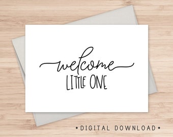 Welcome Little One | Etsy