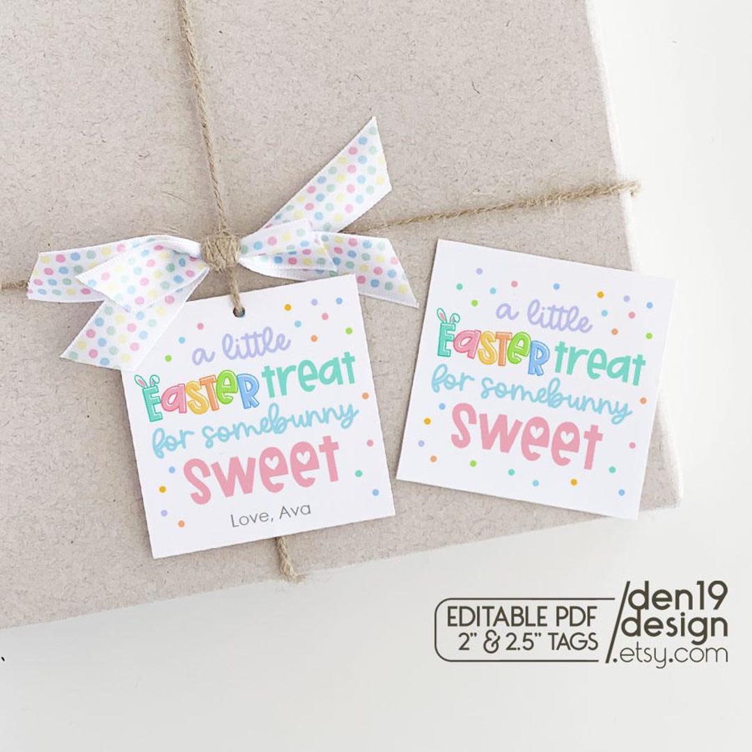 Editable & Printable Gift Tags / A Little Easter Treat for Somebunny ...