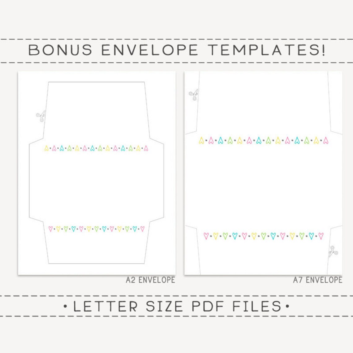 Happy Birthday Printable Card and Envelope / Instant Download - Etsy