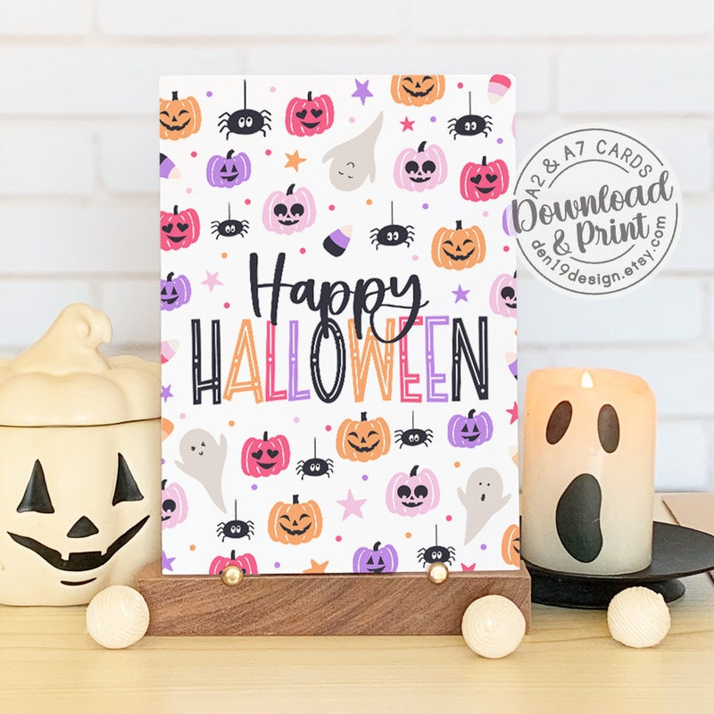 Happy Halloween Card - Etsy