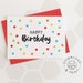 Set of 4 Printable Birthday Cards / Happy Birthday Card / Instant ...