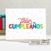 Feliz Cumpleanos / Happy Birthday Printable Card / Instant Download PDF ...