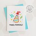 Set of 4 Printable Birthday Cards / Happy Birthday Card / Instant ...