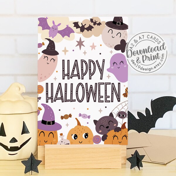 Happy Halloween Card - Etsy