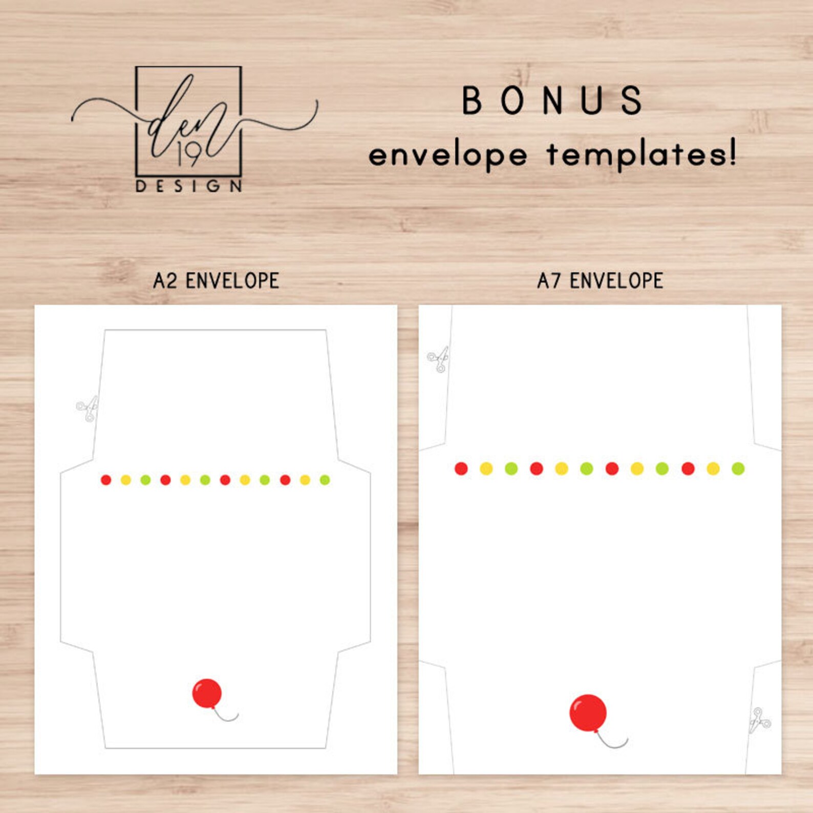 Happy Birthday Printable Card and Envelope / Instant Download | Etsy