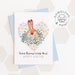 Happy Easter Printable Card / Easter Rainbow Card Template / Instant ...