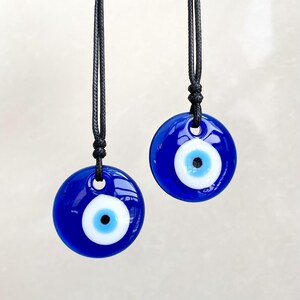 Evil Eye Necklace , Glass Evil Eye Necklace, Big Evil Eye Necklace ...