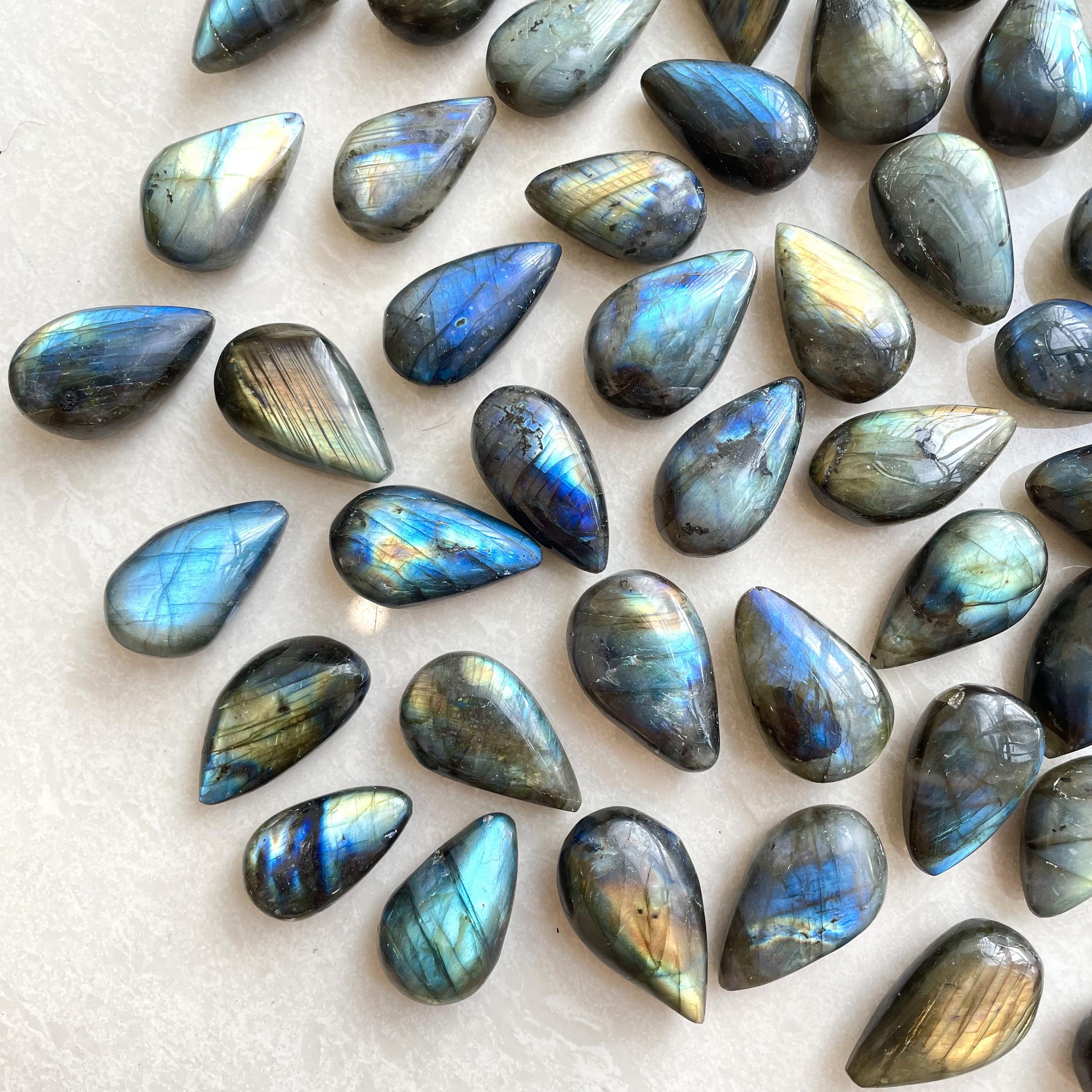 Raw Labradorite Stone Pendant Necklace-healing Natural Stone - Etsy