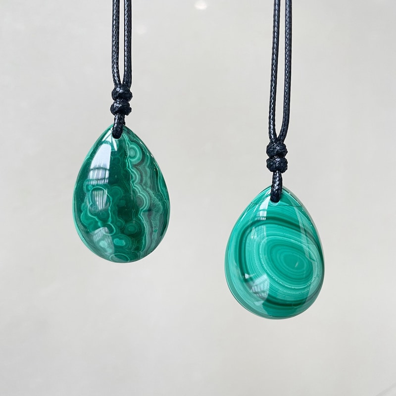 Malachite Stone Men Chain - Etsy