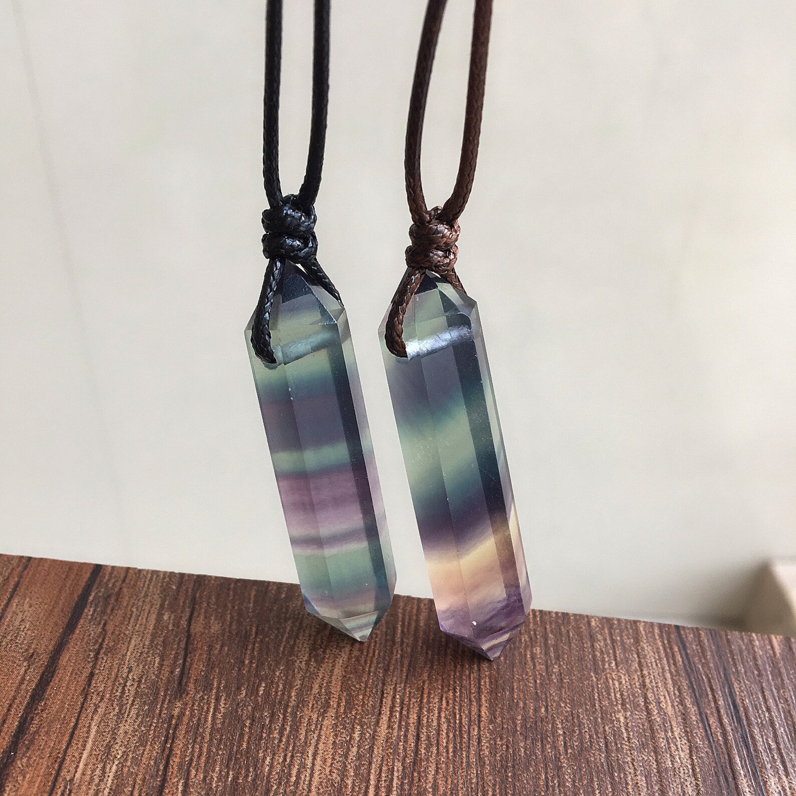 Fluorite Pendant Free Spirit Necklace Fluorite Jewelry - Etsy
