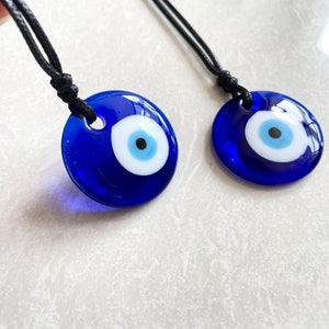 Evil Eye Necklace , Glass Evil Eye Necklace, Big Evil Eye Necklace ...