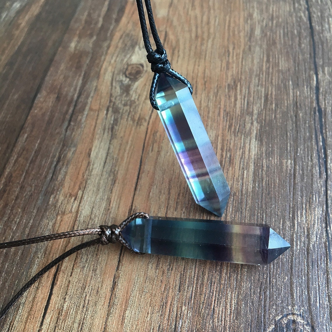 Fluorite Pendant Free Spirit Necklace Fluorite Jewelry - Etsy