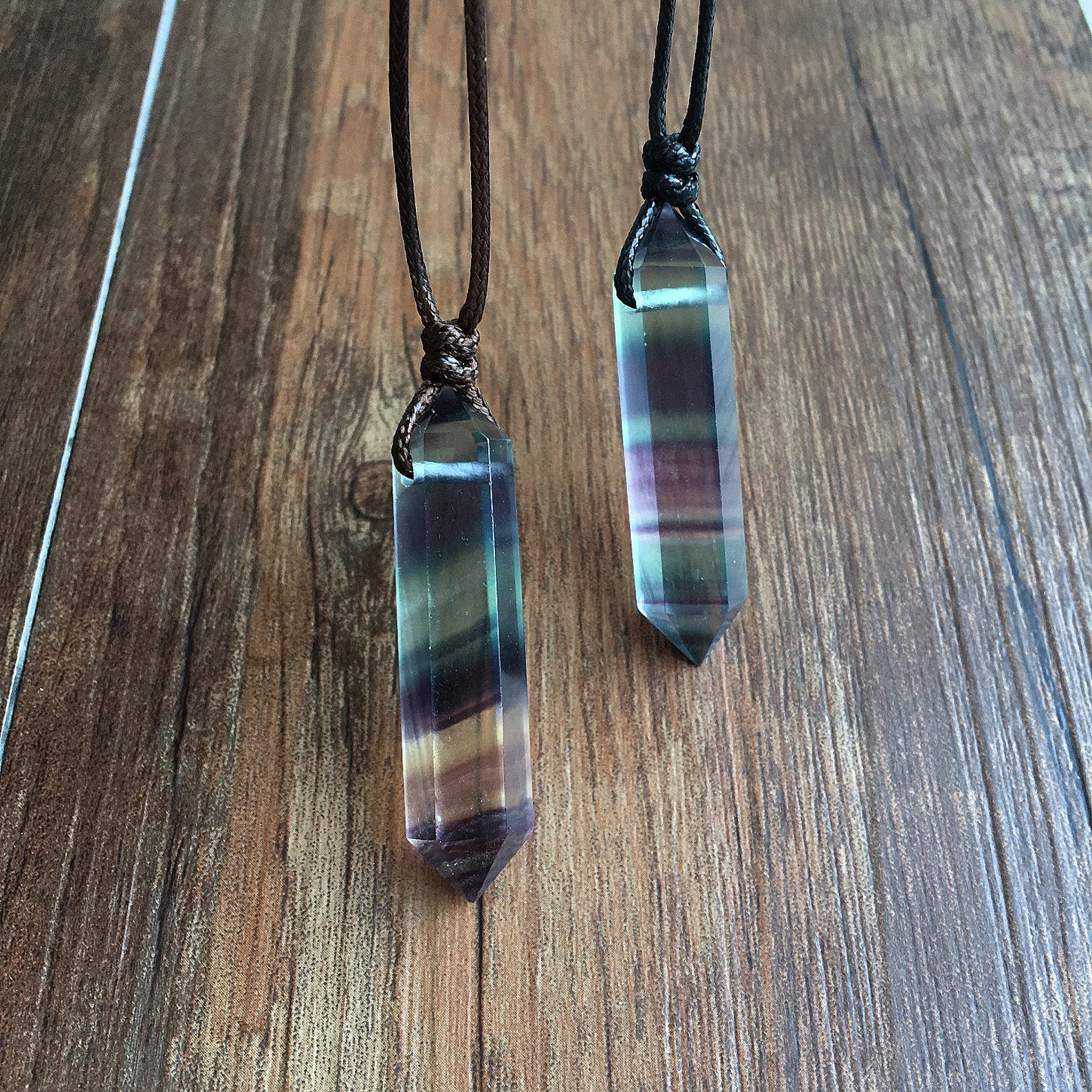 Fluorite Pendant Free Spirit Necklace Fluorite Jewelry - Etsy