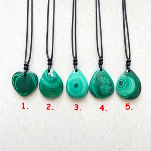 Malachite Necklace Malachite Pendant Malachite Jewelry - Etsy