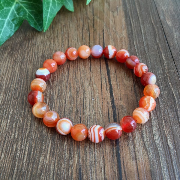Carnelian Bracelet - Etsy