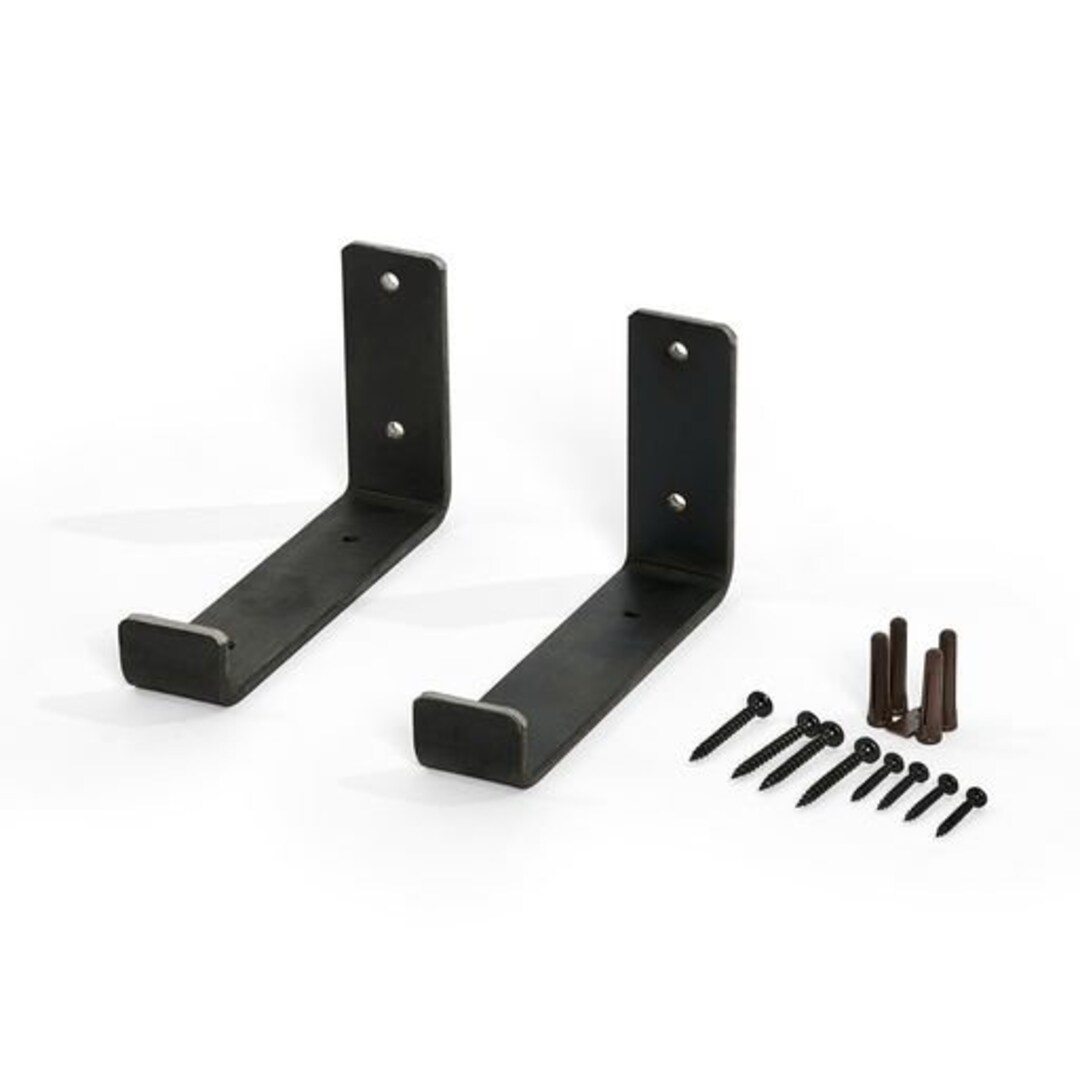 15cm Brackets in Coated Black Steel Black Brackets Scaffolding Shelf Brackets - Etsy